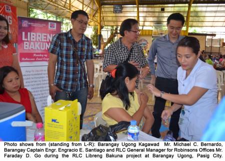 ROBINSONS LAND’S “LIBRENG BAKUNA” PROJECT FOR INDIGENT RESIDENTS OF ...